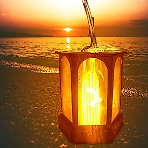 ZHUANYIYI Outdoor Hanging Solar Flame Lights, Garden Lawn Decorative Landscape Lights, All-Weather Home Garden Pavement Waterproof Lighting