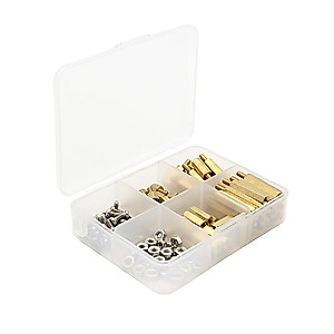Geekworm for Raspberry Pi Installation Tool 100 Pcs/Lot M2.5 Series Hex Brass Spacer/Standoffs + Nuts + Screws w/Storage Case for Raspberry Pi 5/4B/3B+/3B/3A+/Zero W/2W Accessories Kit