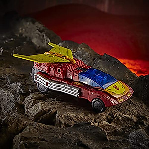 Transformers Toys Generations War for Cybertron: Kingdom Commander WFC-K29 Rodimus Prime with Trailer Action Figure, Kids Ages 8 and Up, 7.5-inch