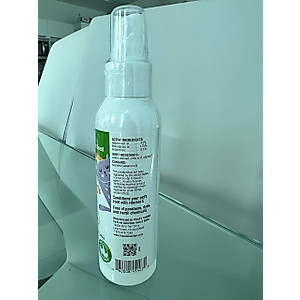 Houdi's Foodies Herbal Flea & Tick Pet Spray by North American Herb & Spice - Lemongrass Scent - 4 fl oz - Kills & Repels Fleas, Ticks + Mosquitoes - DEET-Free, Plant-Based Formula