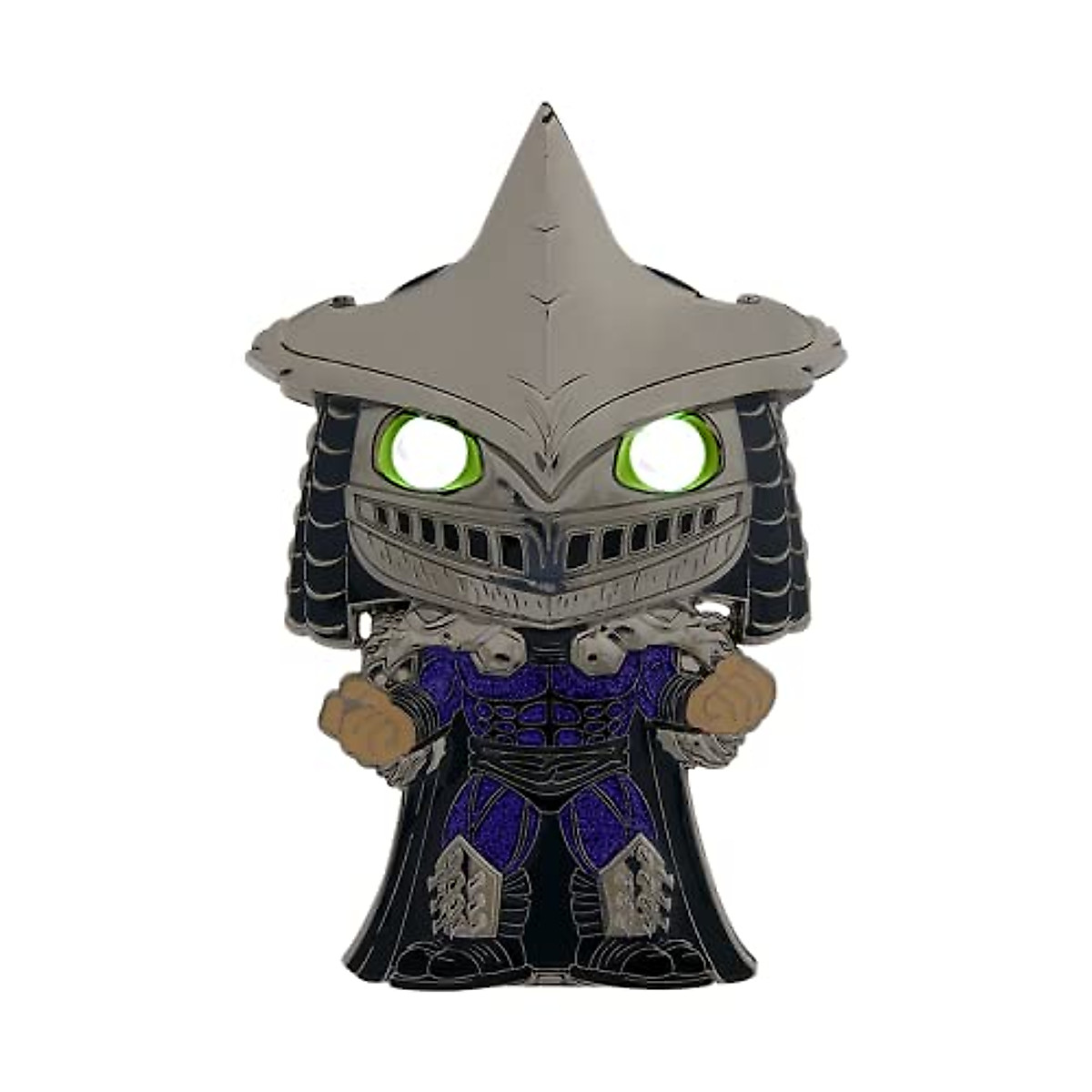 Funko Pop! Pin: Teenage Mutant Ninja Turtles - Super Shredder, Glow in The Dark, Chance of Chase