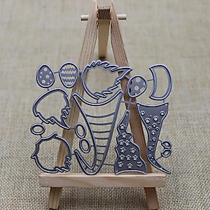 3pcs/Set Christmas Gnomes Dies Metal Die Cuts, Christmas Gnomes Metal Cutting Dies Cut Stencils for DIY Scrapbooking Cards Photo Album Decorative Embossing Paper Dies for Scrapbooking Card Making