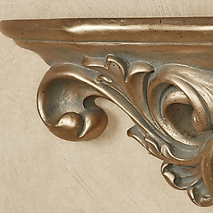 Touch of Class Calissa Wall Shelf Satin Gold