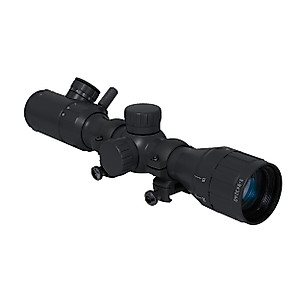 Monstrum 3-9x32 AO Rifle Scope | Monstrum Picatinny Scope Rings with Integrated Level Bubble | Bundle