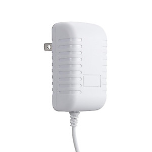 15W Power Cord Replacement for Echo Dot 5th Gen, 4th Gen, 3rd Gen, Dot Kids Edition, Dot with Clock, Pop, White DC Charger Adapter with 5ft Cable