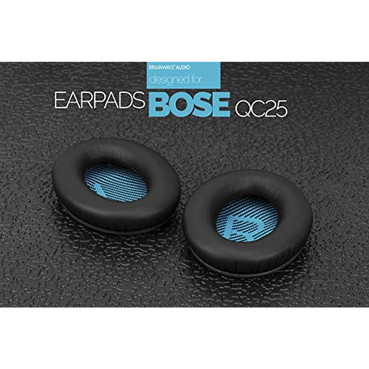 Replacement Earpads for Bose QuietComfort QC 15 25 35 Premium Ear Pads QC15 QC25 QC35 AE2 & SoundLink, Memory Foam, Soft & Long Lasting by Brainwavz