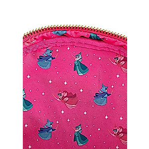 Loungefly Sleeping Beauty Floral Fairy Godmother Mini Backpack Natural-Floral