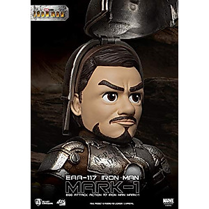 Beast Kingdom Iron Man Mark 1 EAA-117 Egg Attack Action Figure, Multicolor