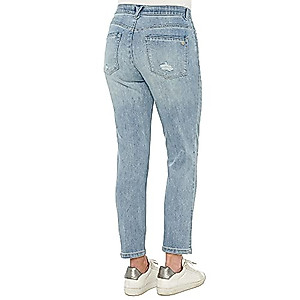 Democracy Women's Petite Ab Solution Skinny, Light Blue Vintage, 8P