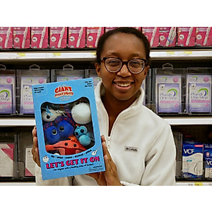 GIANTmicrobes Let’s Get it On Themed Gift Box, medical gag gifts funny, funny doctor gifts, funny nurse gifts, labor and delivery nurse gifts, plush keychain, uterus gifts, reproductive system model