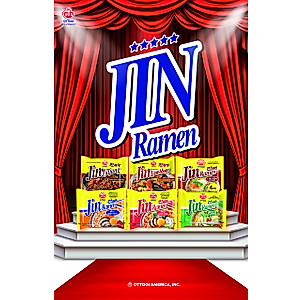 [OTTOGI] Jin Ramen, Mild Flavor - Korean Instant Ramen Noodle, Best Tasting Soup Traditional Instant Ramen (120g) -18 Pack