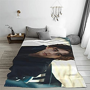 hununtk Timothee Chalamet Blanket Microfiber Fleece Flanel Throw Warm Plush Blanket for Bed Couch Sofa Home Decoration 40"x30" inch