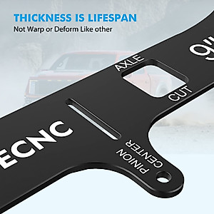 NICECNC Aluminum 9" Rear End Axle Tube Narrowing Cut Guide Rearend Pinion Dogbone Tool Compatible with Ford Mustang 1964-1973, F-100 F-150 1957-1986, Fairlane 1957-1970, Granada 1976-1980