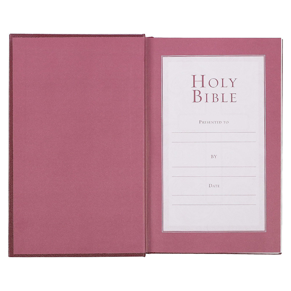KJV Holy Bible, Pew and Worship Bible Red Letter Edition Hardcover - Ribbon Marker, King James Version, Burgundy (KJV Pew and Worship Editions)