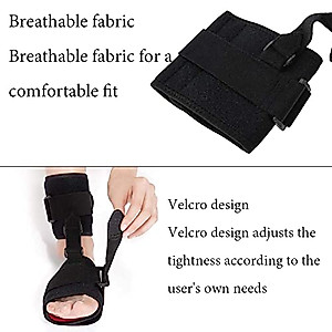 Foot Drop Brace, Adjustable Fasciitis Night Splints, Foot Drop Orthosis Ankle Corrector Brace Support Protection Correction Splint Right Or Left Drop Foot Brace Plantar Fasciitis Splint