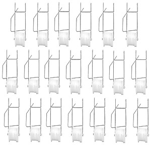 Bandelt 20 Pack Tomato Trellis Roller Hooks with 15M Twine for Tomato,Plant, Greenhouse,Flower Vine Twine Crop Trellis Kit Plant Roller Hook