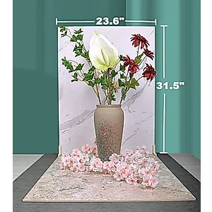 32x24in Photo Backdrop Boards for Flat Lay or Product Photography Background,Double-Sided Waterproof Food Photography Backdrop for Bloggers,Photographer and Online Seller