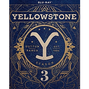 Yellowstone Special Edition Complete Seasons 1 2 3 Kevin Costner 3 Blu Ray Set 29 Episodes Includes Dutton Ranch decal and Glossy Print Yellowstone Art Card