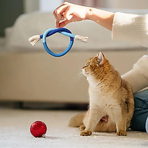 Pumwoy Cat Toys,Catnip Toys for Cats,Catnip Kittens Toys for Teething Cat,Chewing Toys with Catnip,Rope Toys for Practicing Cat Kicking(3-Pack)