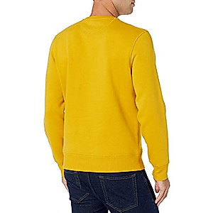 Amazon Essentials Men's Fleece Crewneck Sweatshirt (Available in Big & Tall), Gold, Medium