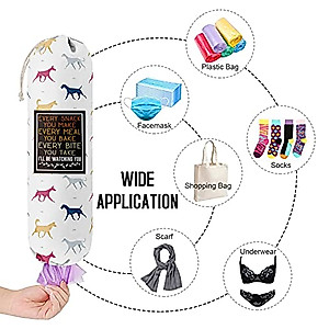 Funny Grocery Bags Holder Organizer For Shopping Bags, Wall Mount Plastic Bags Storage Container Dispensers, Every Snack You Make Every Bite You Take, Gift For The Preferred Family And Friends