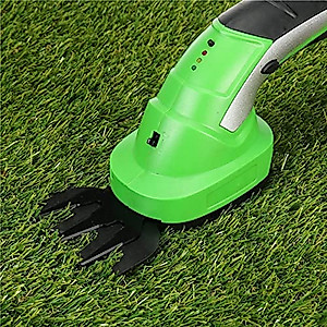 ZIAJKA 2 in 1 7.2V Rechargeable Cordless Grass Shear Hedge Trimmer Lawn Mower Garden Pruning