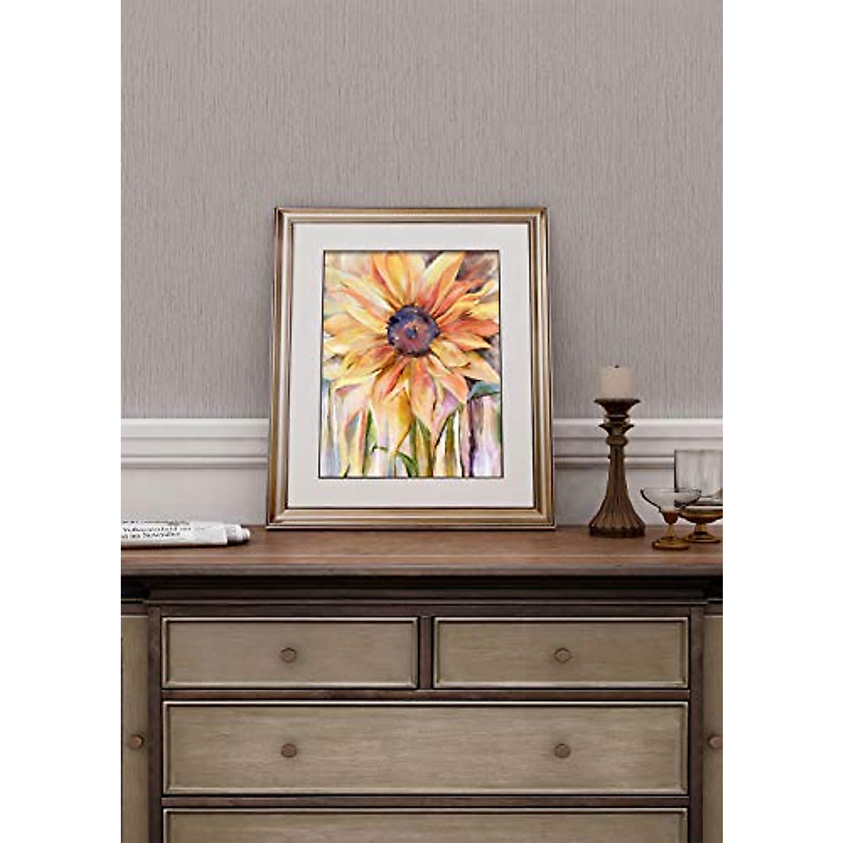 Slody Paint by Number for Adults DIY Flowers Oil Numbers Painting on Canvas Sunflower Acrylic Drawing Paintwork Art Crafts Without Frame,16x20 Inch