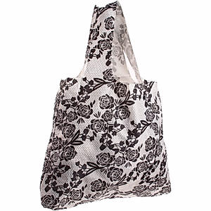 Envirosax Rosa Reusable Shopping Bag - Black-White - One Size