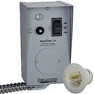 Reliance Controls TF201W Easy/Tran Transfer Switch, 2500 Watts