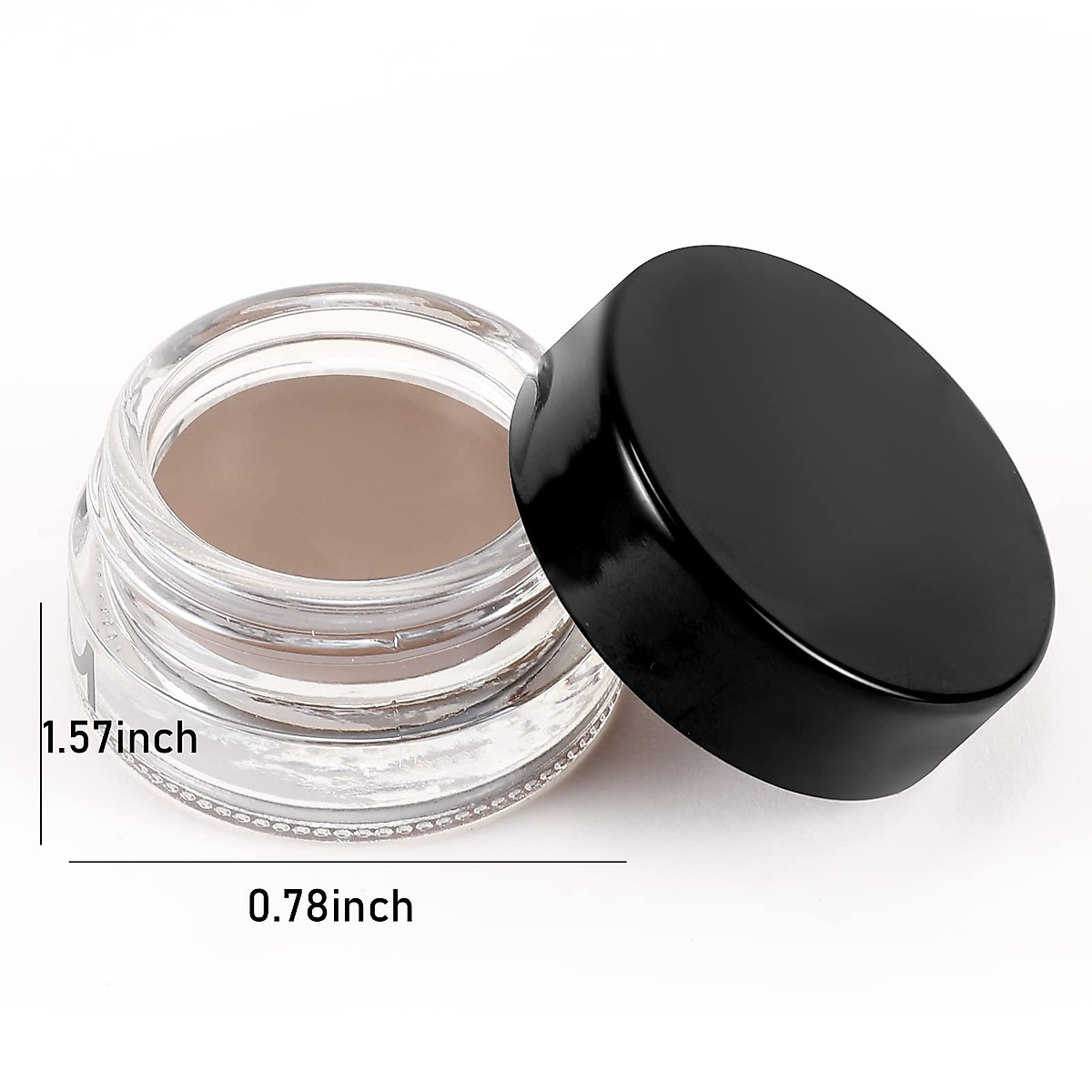 Boobeen Eyebrow Pomade Cream, Waterproof Brow Pomade Gel High Pigmented Long-lasting for Natural Eyebrow Makeup, Suitable for Everyone