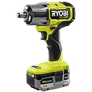 RYOBI P262K1 ONE+ HP 18V Brushless Cordless 4-Mode 1/2 in. Impact Wrench Kit w/ 4.0 Ah HIGH PERFORMANCE Lithium-Ion Battery & Charger