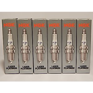 6pc - NGK Laser Platinum Spark Plugs Stock 4288 Nickel Core Tip Standard 0.032in PLKR7A