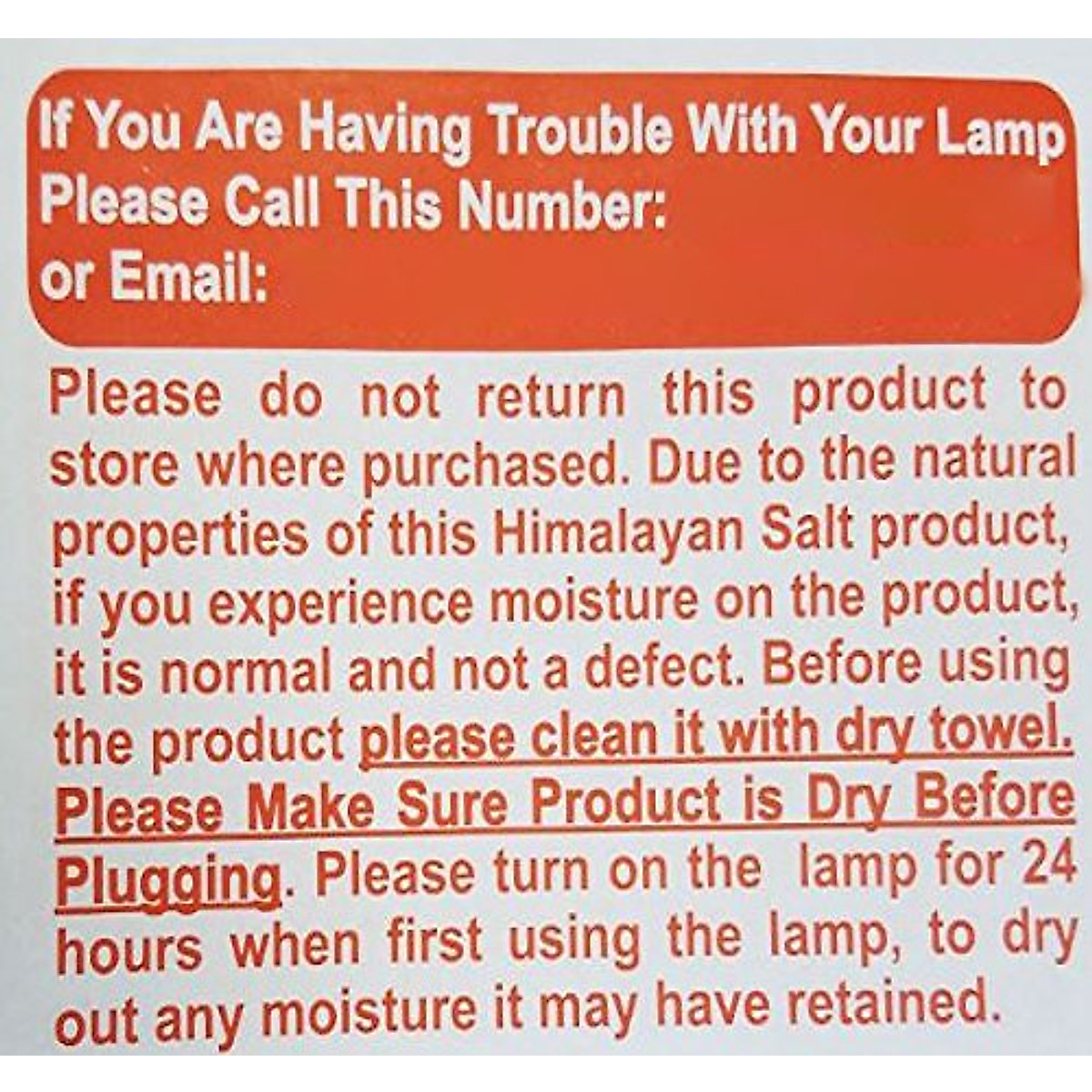 Himalayan Glow Salt Lamp with Dimmer Switch 5-7 lbs