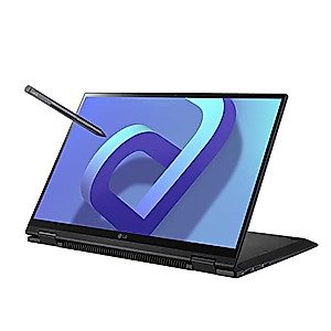 LG Gram (2022) 14T90Q 2-in-1 Tablet Laptop, 14" (1920 x 1200) IPS Display, Intel Evo 12th Gen i7 1260P Processor, 8GB LPDDR5, 512GB NVMe SSD, HD Webcam, WiFi 6E, Thunderbolt 4, Windows 11, Black