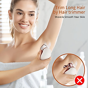 UPTARD Womens Electric Shaver,Electric Razors for Women,Womens Electric Razor for Legs,Bikini Trimmer for Women,Facial Hair Removal for Women,Shaver for Women