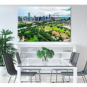 Austin Cityscape USA Canvas Print 3 Panels / 36x24 inches
