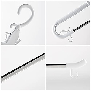 Magic Pants Hangers 2 Pack Space Saving Non-Slip Clothes Hangers Folding Storage 6 in 1 Multiple Layers Multifunctional Uses Rack Organizer for Trousers Scarves Slack KATEI STORY