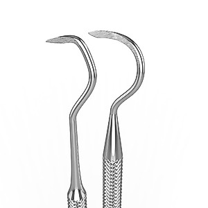 Dental Plaque Remover Tool for Teeth Cleaning - Tooth Scraper for Plaque and Tartar Remover Tool - Dentist's Stainless Steel Dental Scaler Scraper Pick