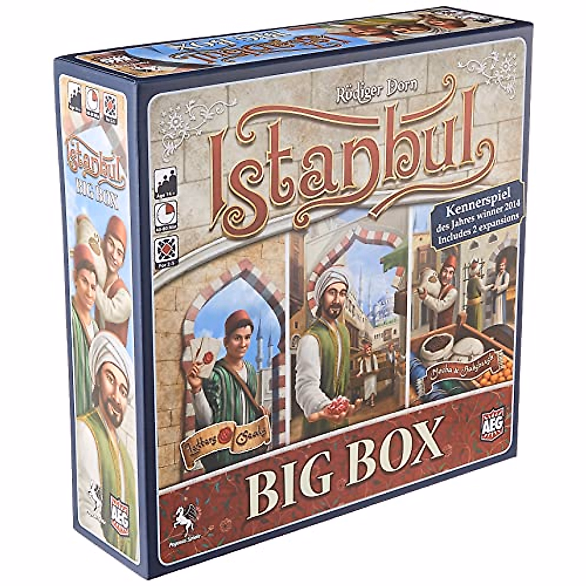 Alderac Entertainment Group (AEG) Istanbul Big Box - Board Game, Collect Gems, Be a Master Merchant, 2 to 5 Players, 40 to 60 Minute Play Time, for Ages 10 and Up, Alderac Entertainment Group (AEG)