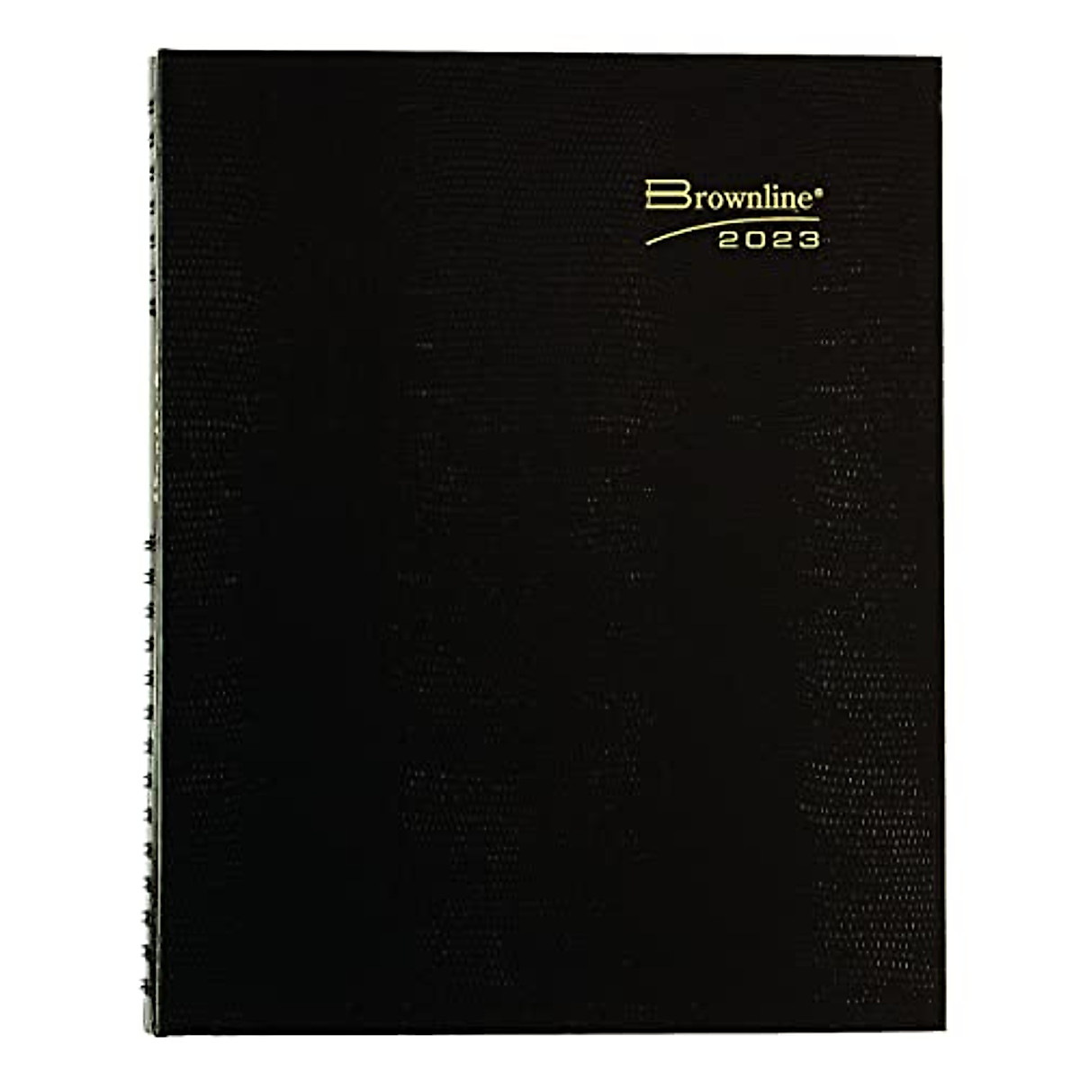Brownline 2023 CoilPro Monthly Planner, 14 Months, December 2022 to January 2024, Twin-Wire Binding, 8.875" x 7.125", Black (CB1200C.BLK-23)
