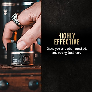 The Beard Struggle Warrior’s Beard Butter Aesir's Triumph - Platinum Collection - Non-Greasy Low-Hold Formula, Luxurious Cologne-Grade Fragrances 100% Natural - 50g / 1.76 US. oz. Warrior-Glass Jar