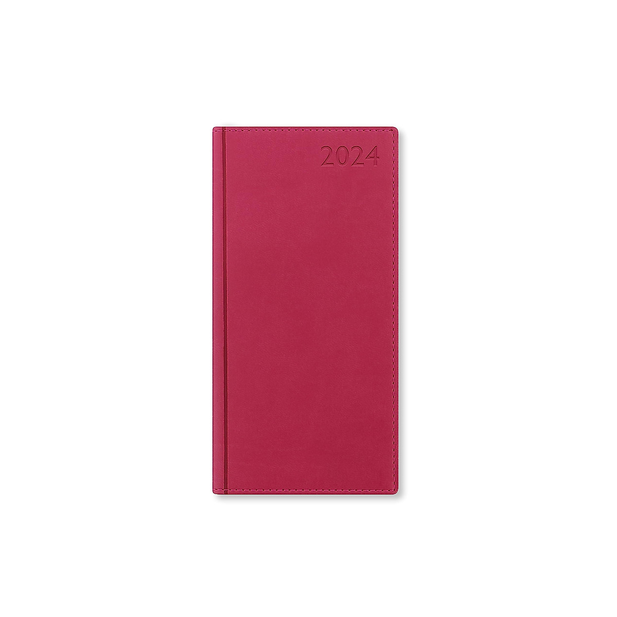 Letts Verona Slim week to view 2024 diary - pink