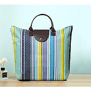 Collapsible Trolley Bags Folding Shopping Cart with Wheels - Reusable Grocery Bags (B09Y2SZ138)