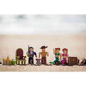 Roblox Celebrity Collection - Neverland Lagoon Four Figure Pack [Includes Exclusive Virtual Item]