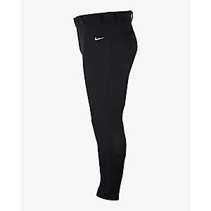 Nike Men's Vapor Select Baseball Pants (as1, Alpha, l, Regular, Regular, Team Black/Team White)
