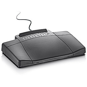 Philips LFH072052 720-T Desktop Analog Mini Cassette Transcriber Dictation System with Foot Control