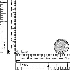 Gem Stone King 925 Sterling Silver White Cubic Zirconia CZ Stud Earrings For Women (2.00 Cttw, Round Cut 6MM)