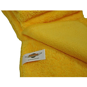 Detailer's Preference Microfiber 14in x 17in 300 GSM Cleaning Towels High Pile 15-Pack