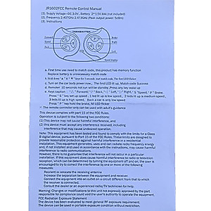 2.4G Bluetooth Remote Control Transmitter Children's Electric Riding Toy Car Replacement Parts White Remote Control,Model JR1602