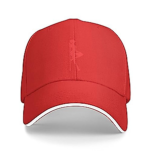 Pole Dancer Stripper Classic Baseball Caps,Adjustable Sandwich Cap, Red Casquette Hats Outdoor Trucker Dad Hat